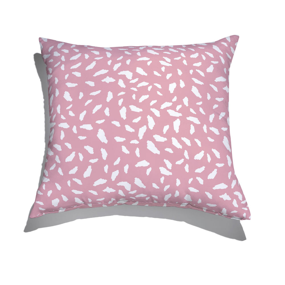 Almofada de Chão Quadrada POP Textura Rosa - uau! bobinex
